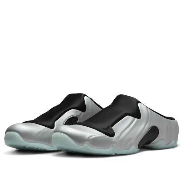 Nike Clogposite 'chrome' Slip-on - Black/metallic Silver/black