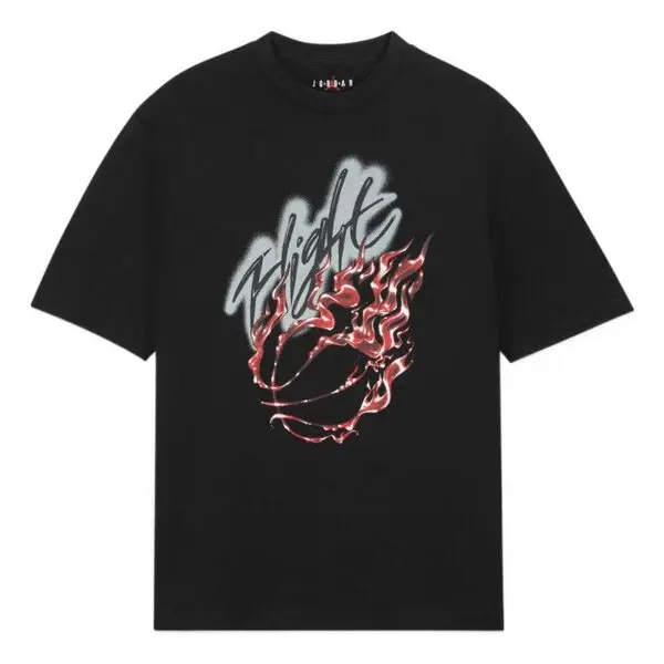 JORDAN X Travis Scott Flight Graphic T-shirt - Black