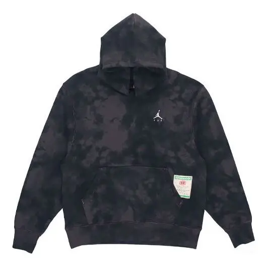 JORDAN X J Balvin Tie & Dye Hoodie - Black