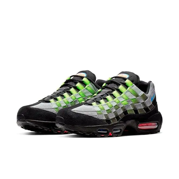 Nike Max 95 Woven Sneakers - Grey/green