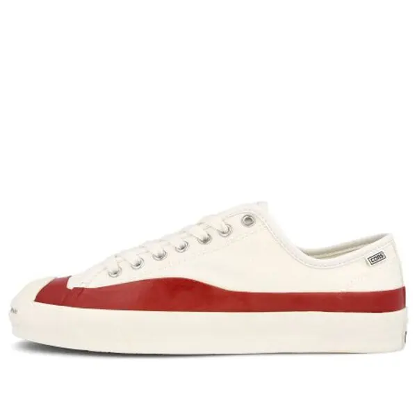 CONVERSE Pop Trading Company X Jack Purcell Pro Low Egret Red - White/red