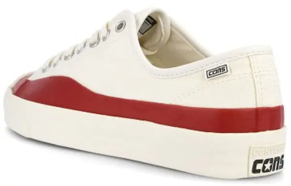 CONVERSE Pop Trading Company X Jack Purcell Pro Low Egret Red - White/red