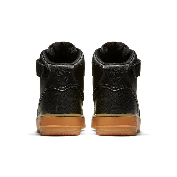 Nike Force 1 High Top Sneakers - Black/gum