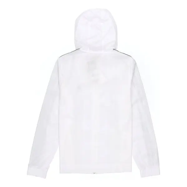 Adidas Essentials 3-stripes Windbreaker - White