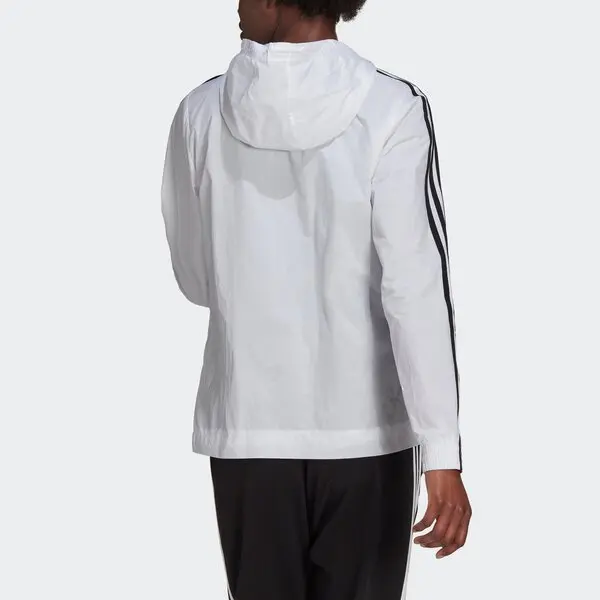 Adidas Essentials 3-stripes Windbreaker - White