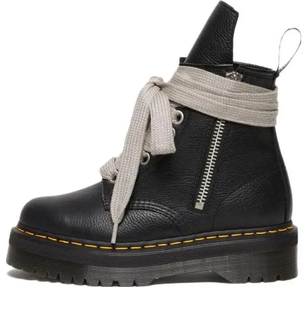Dr. Martens 1460 X Rick Owens Combat Boots - Black