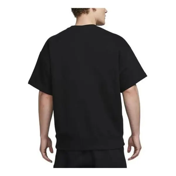 Nike Solo Swoosh French Terry Top - Black