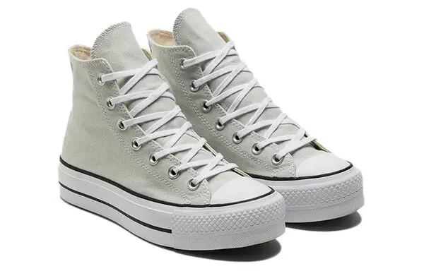 CONVERSE Chuck Taylor All Star Lift Platform High Top Sneakers - Grey/green