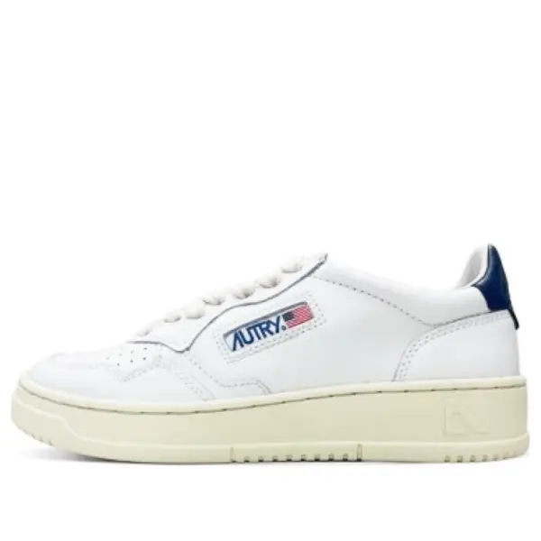 AUTRY Medalist Low Leather Sneakers - White/black