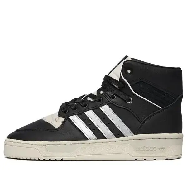 Adidas Rivalry High Top Sneakers - Core Black/silver Metallic/grey One