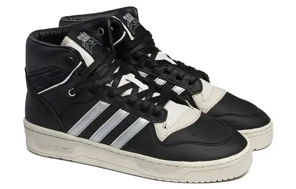 Adidas Rivalry High Top Sneakers - Core Black/silver Metallic/grey One