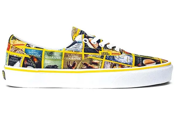 VANS National Geographic X Era 'classic Covers' Sneakers - Gold