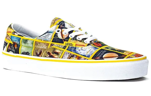 VANS National Geographic X Era 'classic Covers' Sneakers - Gold