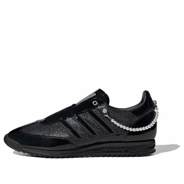 Adidas Sl 72 Og Patent Pearls Sneakers - Core Black/silver Metallic