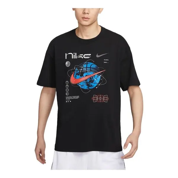 Nike Max90 Basketball T-shirt Asia Sizing - Black