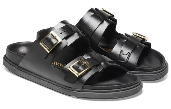 BIRKENSTOCK St Barths Natural Leather Sandals