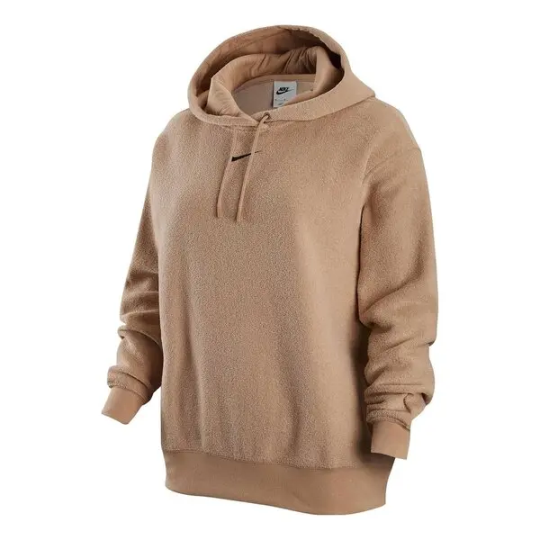 Nike Logo Hoodie - Tan