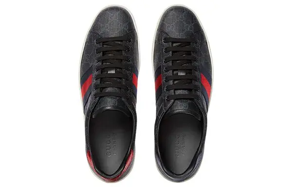 Gucci Ace Gg Supreme Sneakers - Black