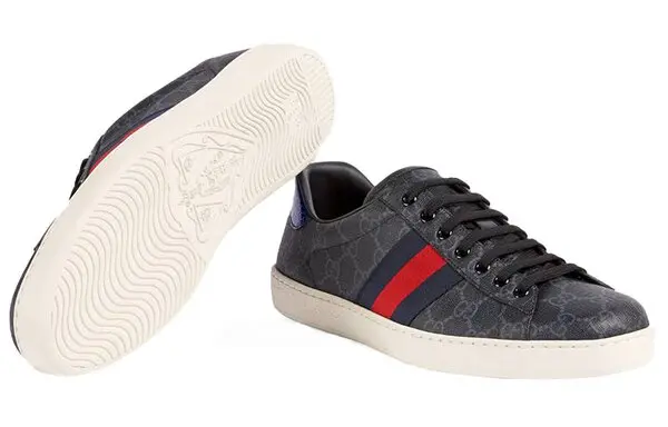 Gucci Ace Gg Supreme Sneakers - Black