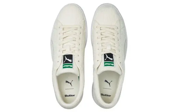 PUMA Butter Goods X Basket Vintage Low Top Sneakers - White