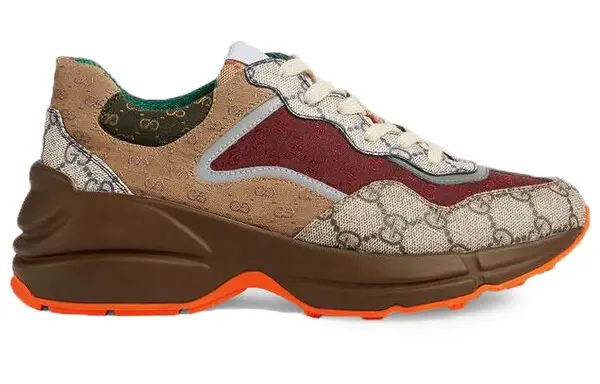 Gucci Gg Rhyton Sneakers - Brown