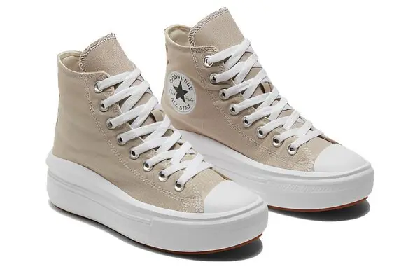 CONVERSE Chuck Taylor All Star Move Platform High Top Sneakers - Gray/brown
