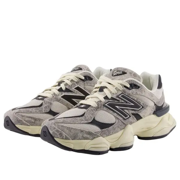 NEW BALANCE 9060 "year Of The Snake" Sneakers - Grey/creme/black
