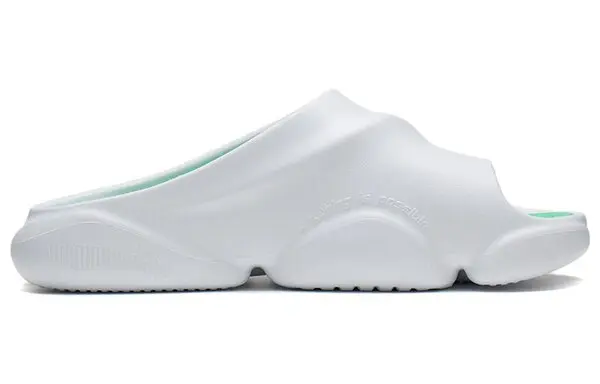 LI-NING Pe Courtside Slides - White/green