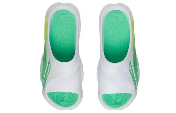 LI-NING Pe Courtside Slides - White/green