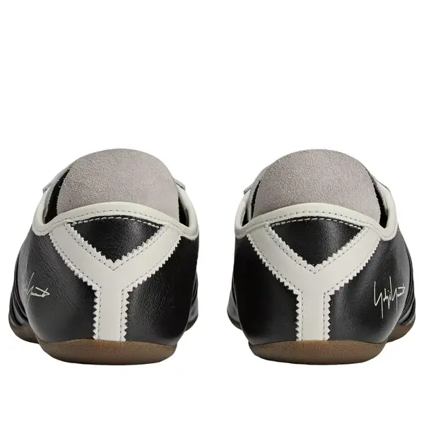 Adidas Y-3 Tokyo Leather Lace-up Sneakers - Black/black/orbit Grey