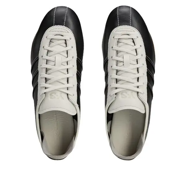 Adidas Y-3 Tokyo Leather Lace-up Sneakers - Black/black/orbit Grey