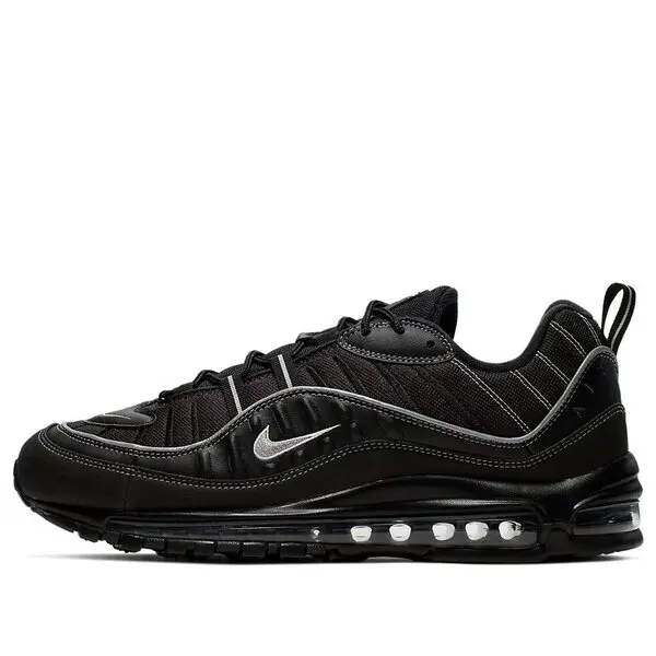 Nike Max 98 " Silver" Sneakers - Black