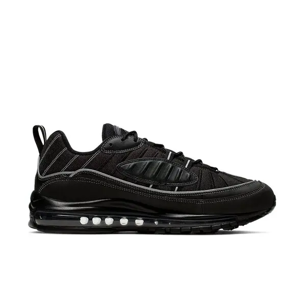 Nike Max 98 " Silver" Sneakers - Black