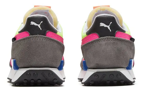 PUMA Future Rider "play On" Low Top Sneakers - White/gray/yellow