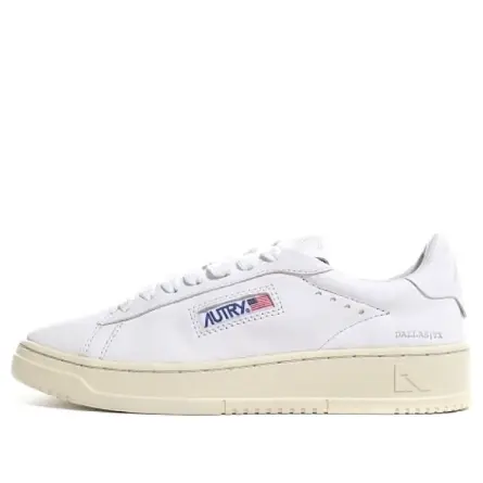 AUTRY Dallas Goatskin Low Top Sneakers - White/cream