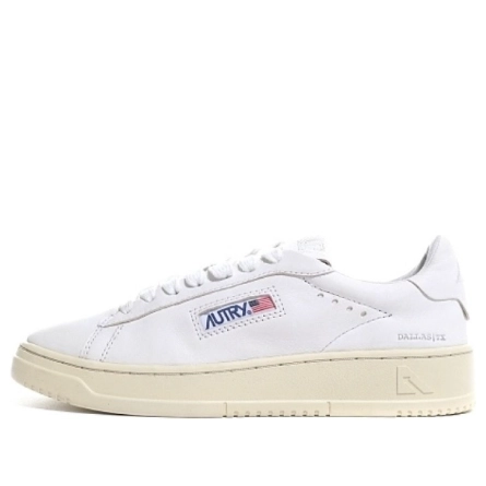 AUTRY Dallas Goatskin Low Top Sneakers - White/cream