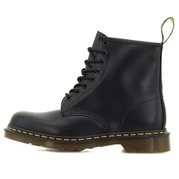 Dr. Martens 1460 Smooth Leather Lace Up Boots - Black