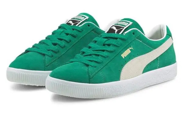 PUMA Suede Vintage Sneakers - Green/white
