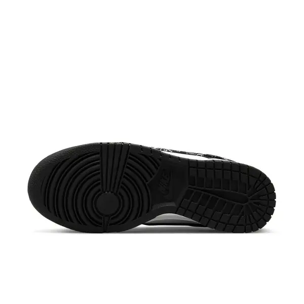 Nike Dunk Low "black Paisley" Sneakers - Black/white