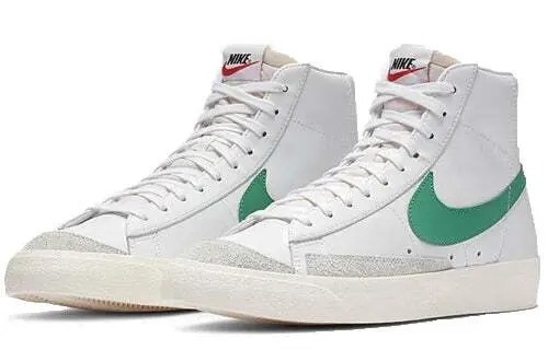 Nike Blazer Mid '77 Vintage High Top Sneakers - White/green