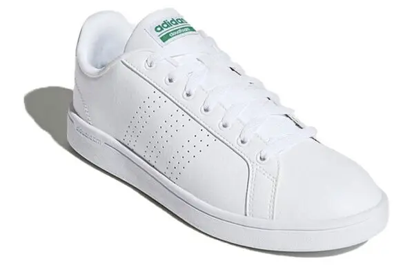 Adidas Cloudfoam Advantage Clean Sneakers - Ftwwht/ftwwht/green