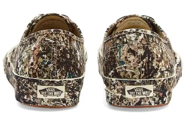 VANS Moma X Authentic 'jackson Pollock's One:number 31, 1950' Low Top Sneakers - Multi-color