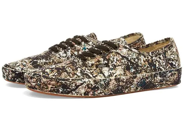 VANS Moma X Authentic 'jackson Pollock's One:number 31, 1950' Low Top Sneakers - Multi-color