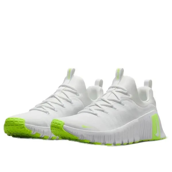Nike Free Metcon 6 Athletic Sneakers - White/white/volt