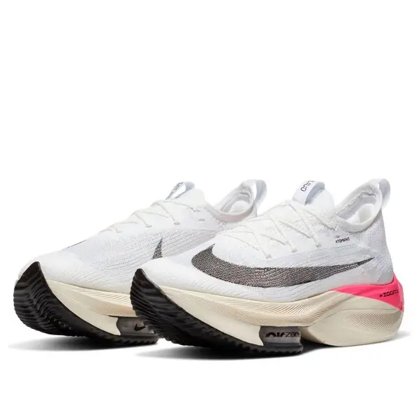 Nike Zoom Alphafly Next% Ek Eliud Kipchoge 1:59:40 Running Shoes - White/gray/pink