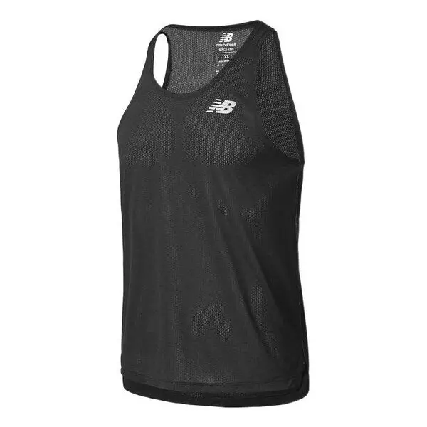 NEW BALANCE Essentials Logo Running Tank Top - Black