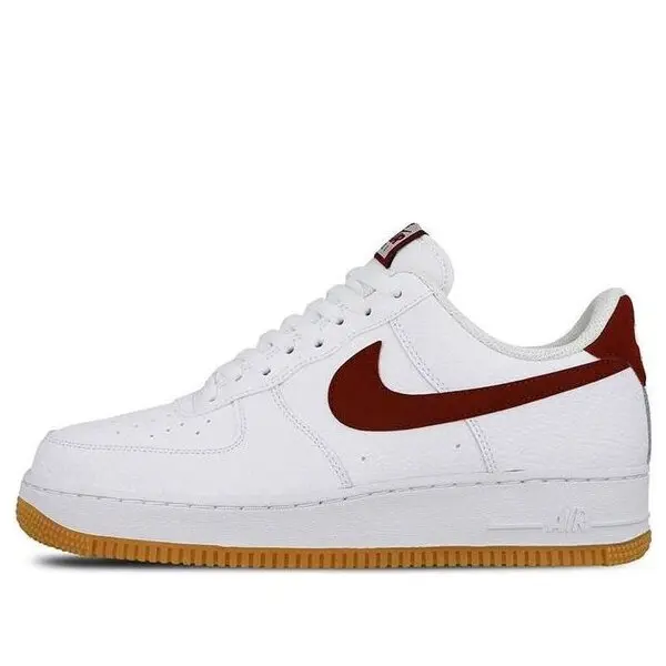 Nike Force 1 Low "team Red Gum - White/brown