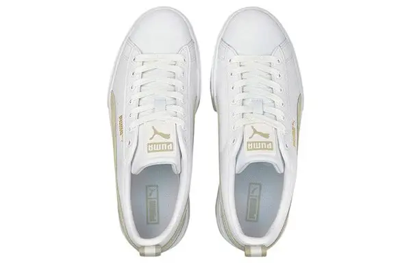 PUMA Mayze 'white Peyote' Sneakers - White/gold