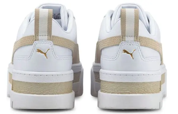 PUMA Mayze 'white Peyote' Sneakers - White/gold
