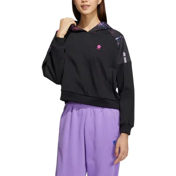 Adidas Neo Basketball Cropped Hoodie